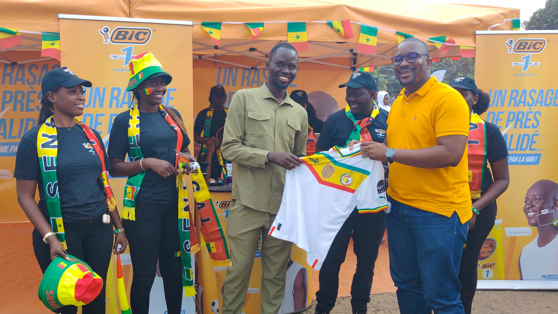 BIC® 1 FAN ZONE/ SPACE TO WATCH SENEGAL'S MATCHES - Octoplus Marketing